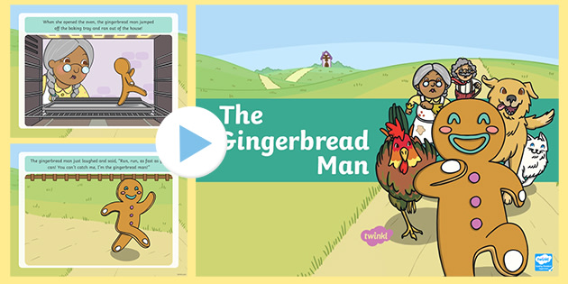 The Gingerbread Man Story PowerPoint (teacher made) - Twinkl