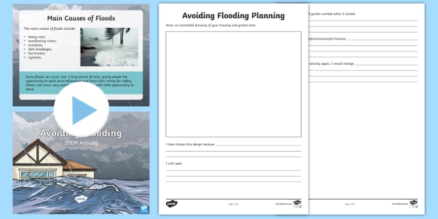 Avoiding Floods STEM Activity Pack (teacher made)