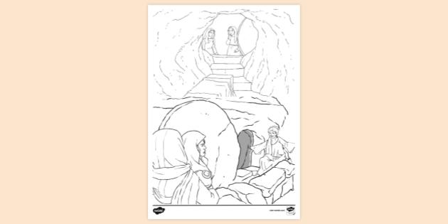 FREE! - Resurrection Colouring Page of Jesus | Colouring Sheets