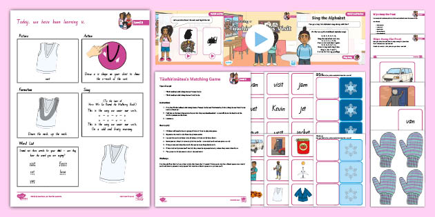 NZ Phonics: Level 3: Week 1: Lesson 2: 'v' Sound