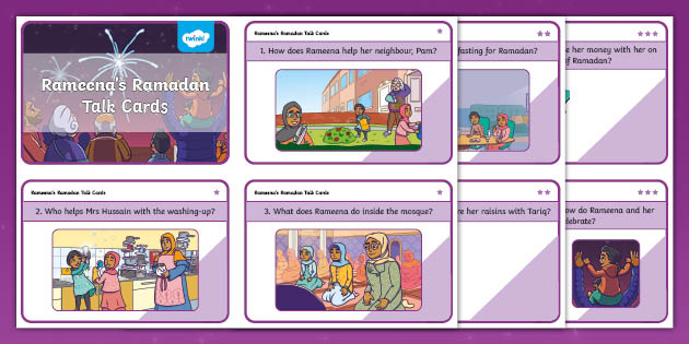 Rameena's Ramadan Talk Cards (teacher made)