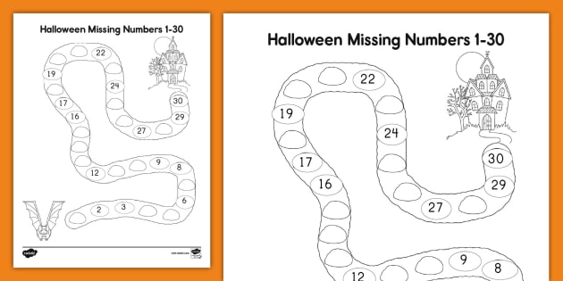 Missing Numbers Worksheets | twinkl.com