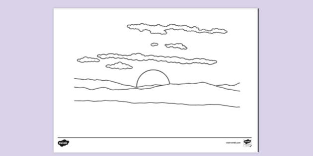 FREE! - Morning Colouring Page (teacher made)