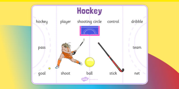 Hockey Word Mat (teacher made)