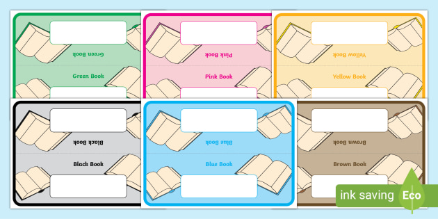 FREE! - 👉 Editable Class Group Table Signs (Colour Books)