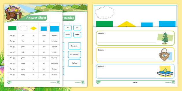Easter Colourful Semantics (teacher made)