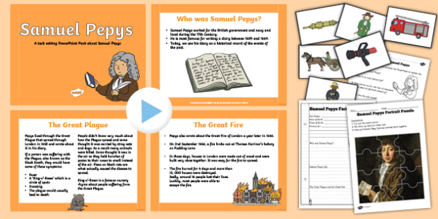 Samuel Pepys Significant Individual Lesson Teaching Pack - pack