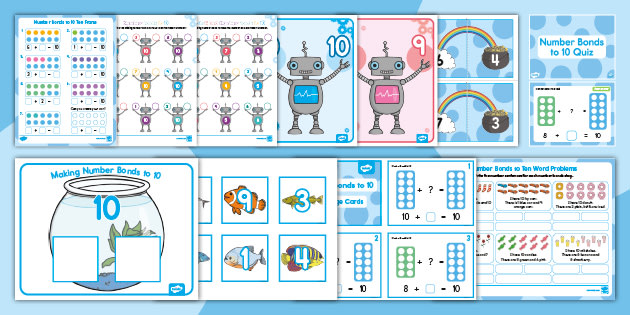 Number Bonds to 10 Activity Pack
