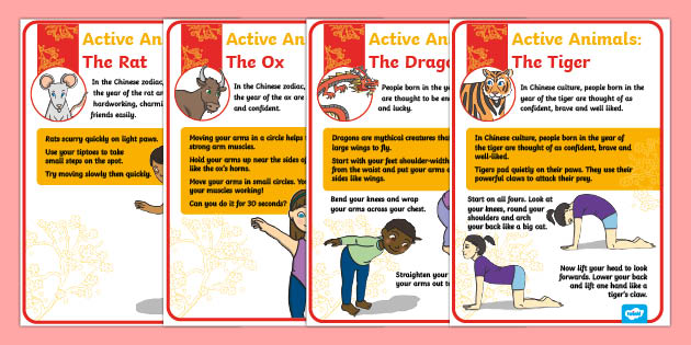 Chinese Zodiac Signs I Active Animals Display I Twink Move