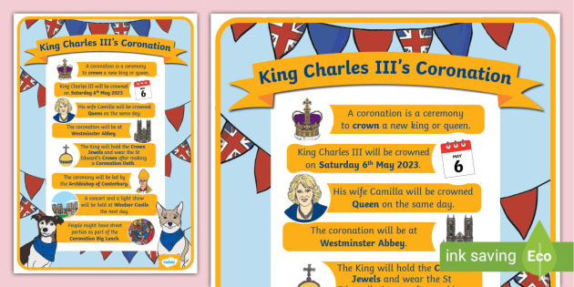 king coronation poster