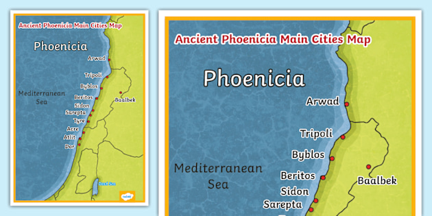 Phoenicia Map