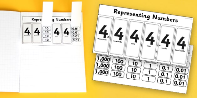 FREE! - Place Value Flap Book Activity Th H T O Decimals - place value