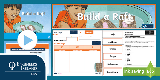 FREE! - Build a Raft Pack (teacher made)