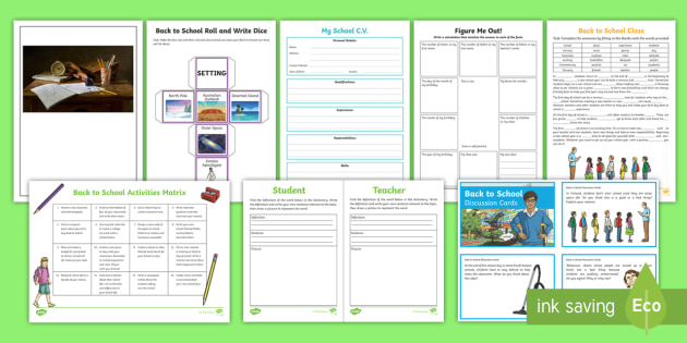 Back to School Activities for Kids | Year 5-6 Resource Pack