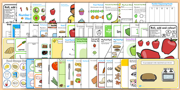 Food Activity Pack (teacher made)