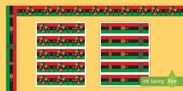 Kwanzaa Bulletin Board Borders