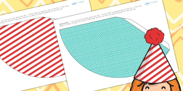 Circus Themed Birthday Party Hats