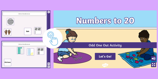 Numbers To 20 Odd One Out Activity