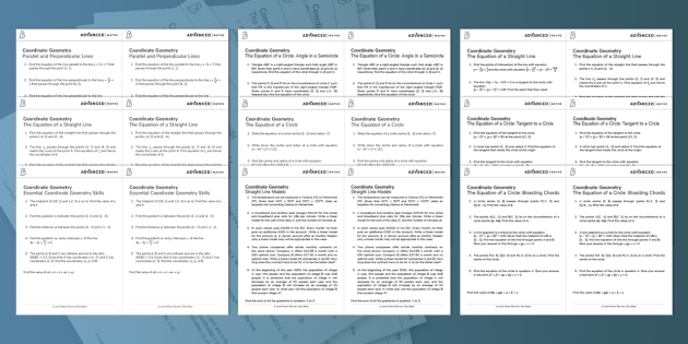 👉 Coordinate Geometry Test Bites (Teacher-Made)