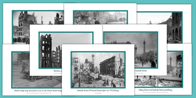 1916 Rising Aftermath Image Posters (teacher made)