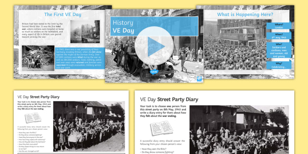 VE Day PowerPoint Pack - Secondary - Event (teacher made)