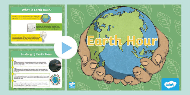 Earth Hour PowerPoint (teacher made)