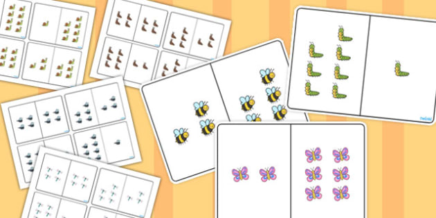 Minibeast Themed Counting Number Bonds to 8 Pack