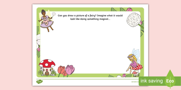 FREE! - Fairy Drawing Prompt (teacher made)