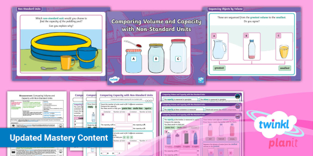 Volume Measurements | twinkl.co.uk