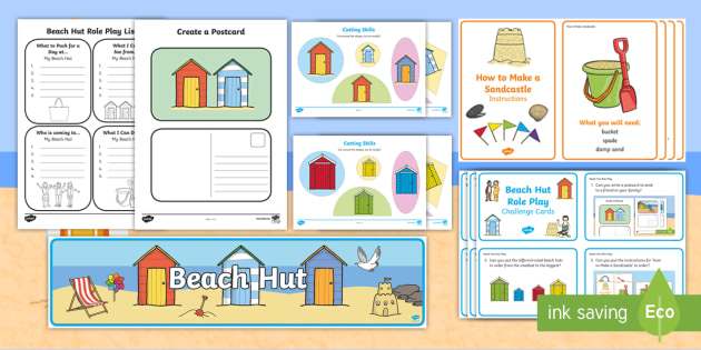 EYFS role-play area seaside beach hut - resources - Twinkl
