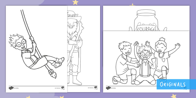 The Making of Milton Colouring Pages