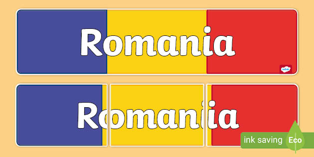 Romania Display Banner (Teacher-Made)