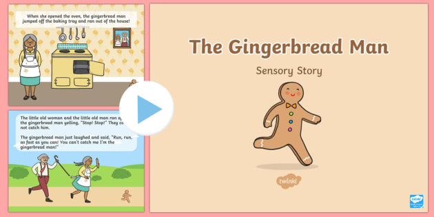 The Gingerbread Man Sensory Story PowerPoint