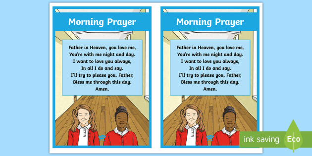 Morning Prayer Print-Out