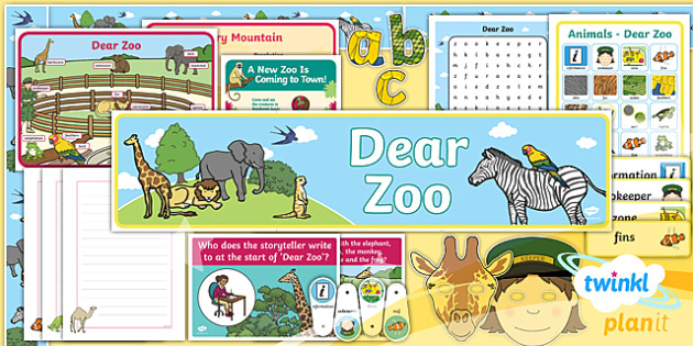 Year One Animals: to Support Teaching on Dear Zoo Primary Resourc