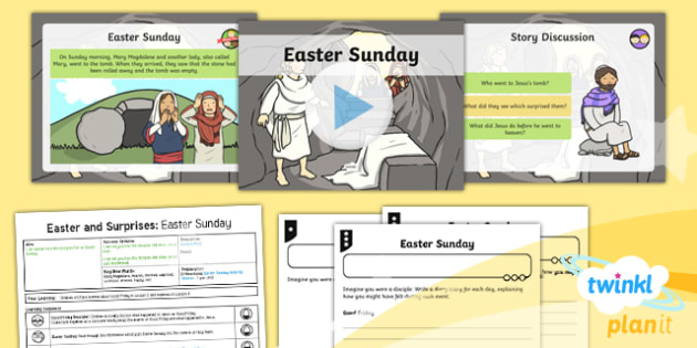 RE: Easter and Surprises: Easter Sunday Year 1 Lesson Pack 5