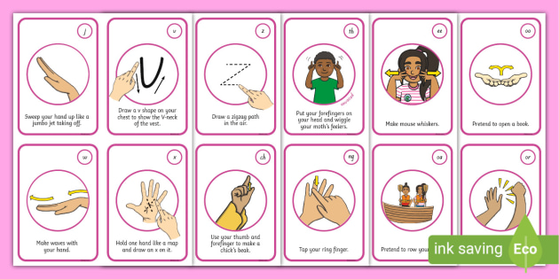 Twinkl Phonics Level 3 - Sounds Action Cards (teacher made)