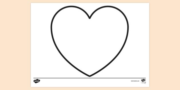 FREE! - Heart Colouring Sheet | Colouring Sheets