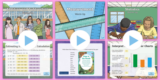 LKS2 Ultimate Maths Warm-Up PowerPoint Pack (teacher made)