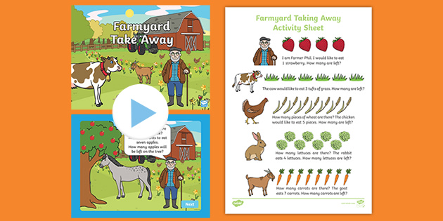 👉 Farmyard-Themed PowerPoint and Activity Pack for Taking Away