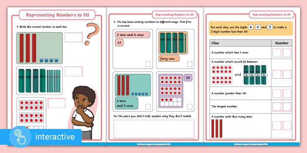 👉 Interactive PDF Y1 WRM Numbers to 50 Representing Numbers 👉 Interactive PDF Y1 WRM Numbers to 50 Representing Numbers