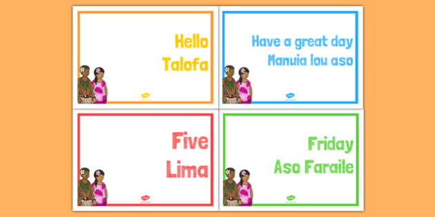 Samoan Language Week Posters | Teacher-made Posters