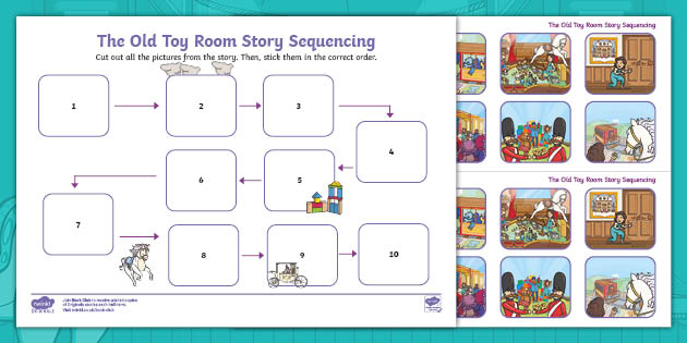 The Old Toy Room Story Sequencing Activity (teacher made)