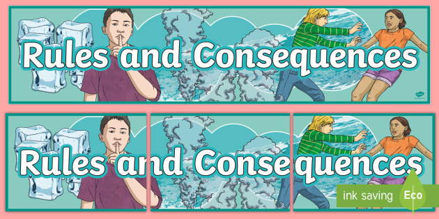 Rules and Consequences Year 3 Integrated Unit Display Banner