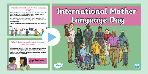 International Mother Language Day PowerPoint - Languages