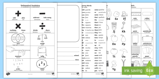 FREE! - New Starter Welcome Activity Booklet - Italian Translation