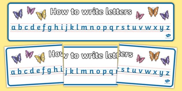 Butterfly Alphabet Chart - Primary Resources (teacher made)