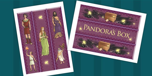 Pandroas Box Ancient Greek Myth Display Borders - greek mythology