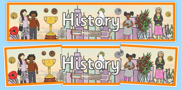 History Display Banner - history, history display, banner