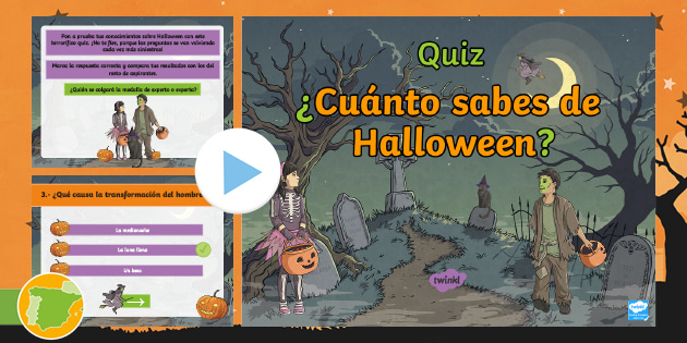 Juego interactivo: ¿Cuánto sabes de Halloween?